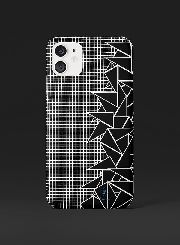 Stacked Triangles - Slim Geometric Phone Case - Swevenne