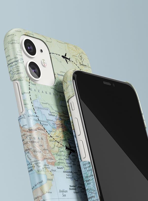 Work Hard Travel Harder - Slim Travel Phone Case - Swevenne