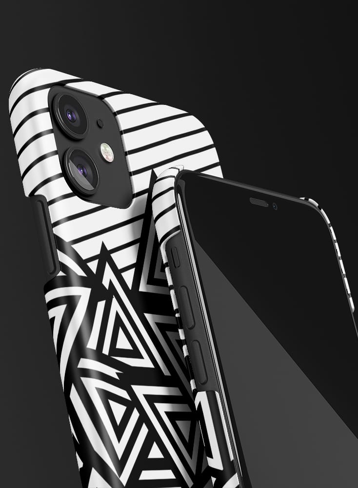 Triangular Enigma - Slim Geometric Phone Case - Swevenne